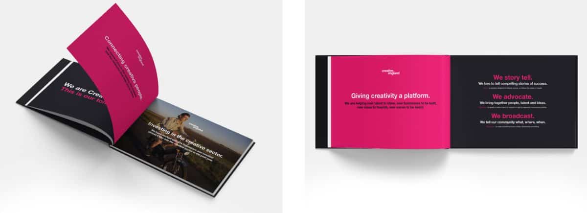 Creative England: Web Design | Seventy7